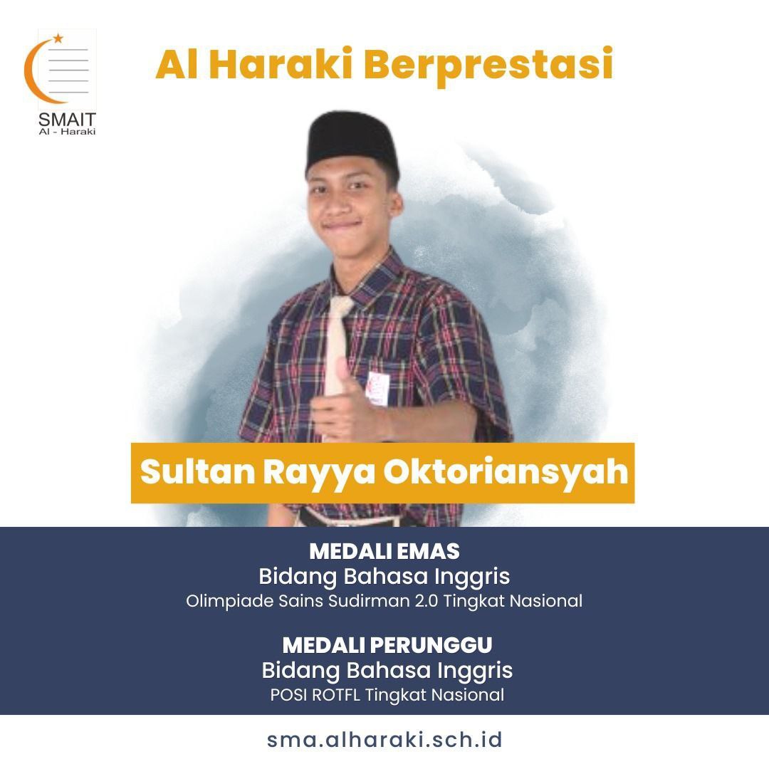 Selamat Atas Prestasi Ananda Sultan Rayya Oktoriansyah