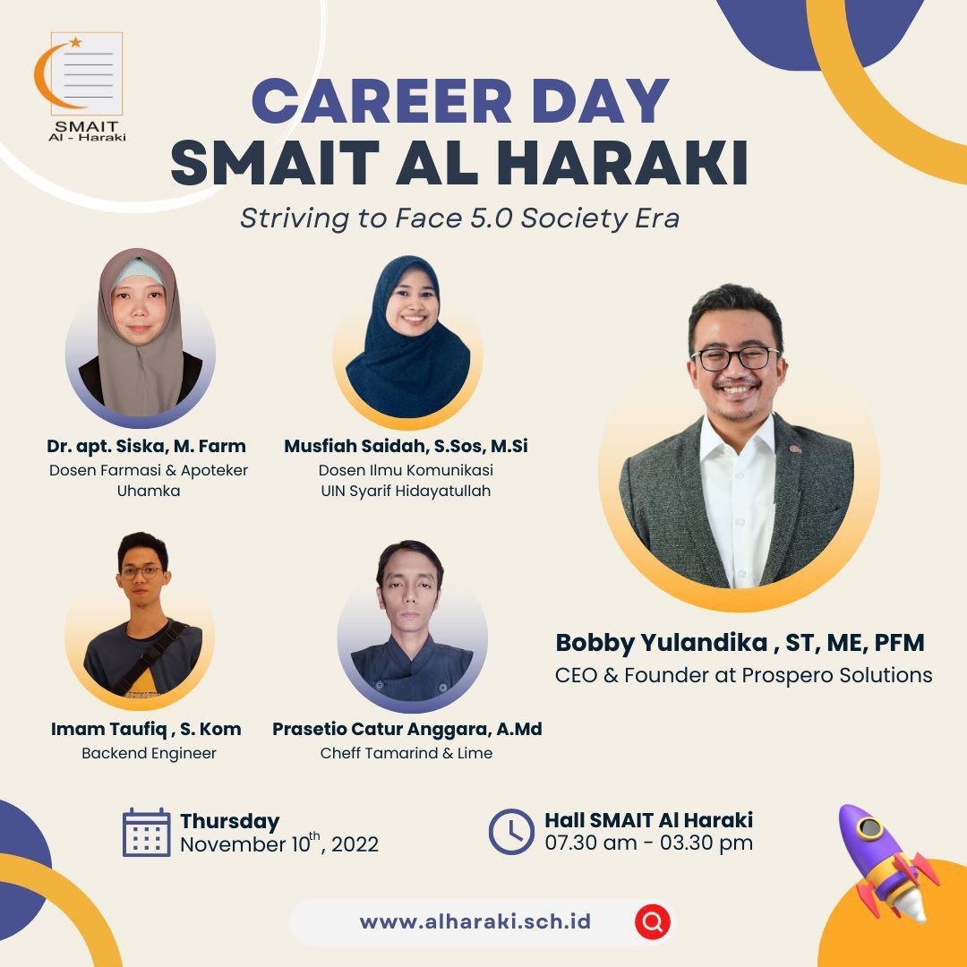 Career Day: Striving to Face 5.0 Society Era